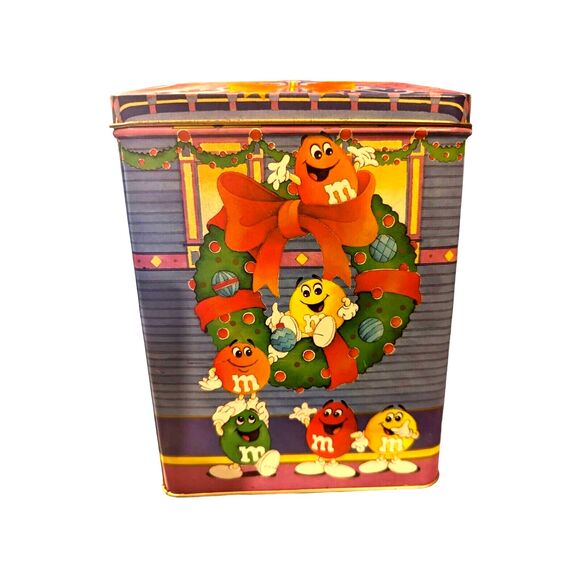 Storage & Organization | 1995 Mms Holiday Tin Christmas Eve At The Bed ...